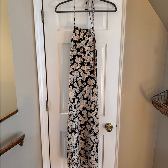 Realisation Par | Dresses | Realisation Par Black And Cream Floral Midi ...